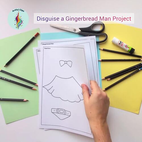 Disguise a Gingerbread Man Project, Decorate & Dress the Gingerbread ...
