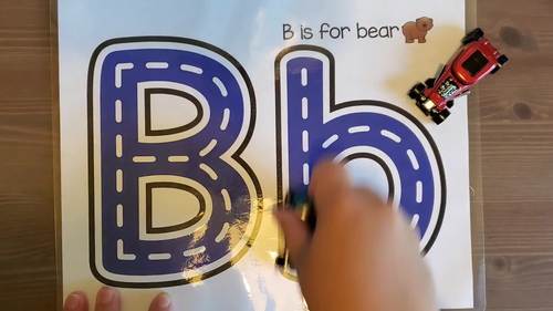 Kindergarten Rainbow Road Letter Mats by FDK Learn and Play | TPT