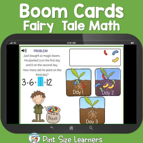 Fairy Tale Math Boom Cards | Distance Learning for Word Problems
