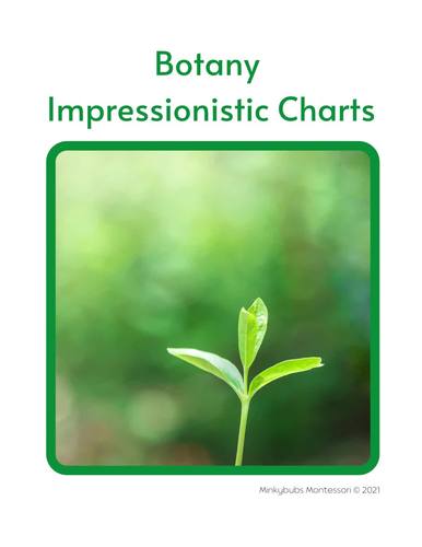 Botany MEGA BUNDLE Montessori Charts Experiments Task Cards Printable ...