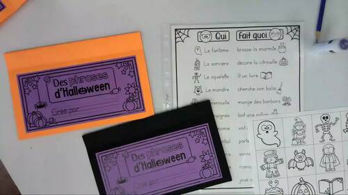 Projet : MES PHRASES D'HALLOWEEN by Le dada de Rébecca | TPT
