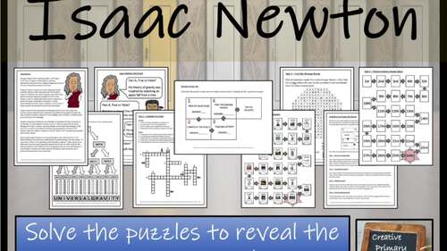 Isaac Newton Escape Room Activity by Creative Primary Literacy | TPT
