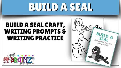 Build-A-Seal Winter Craft | Arctic Animal Cut & Paste Activity ...
