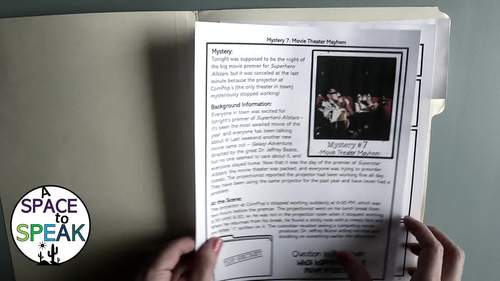 Solving Mysteries by Inferences and Predictions Reading Comprehension ...