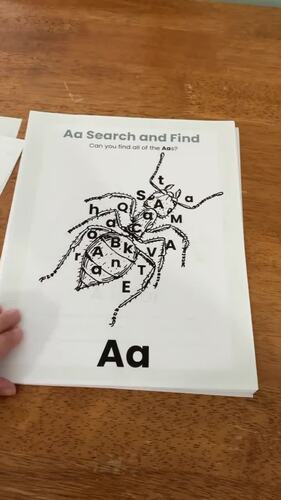 A is for Ant Preschool Learning Pack Letter A Week Worksheets | TPT