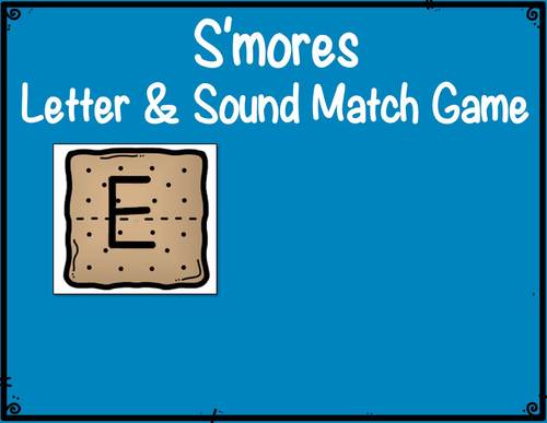 Kindergarten S'mores Themed Literacy & Math Centers & Activities