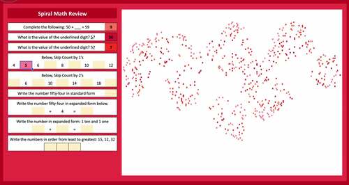 Veterans Day - Spiral Math Review for 1st or 2nd grade - Digital Pixels ...