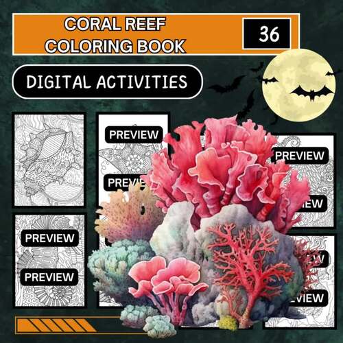 Coral Reef Coloring Book – Dive into Vibrant Underwater Scenes for All Ages