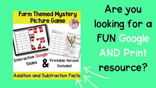 Addition and Subtraction Facts to 20 Mystery Pictures Digital and ...