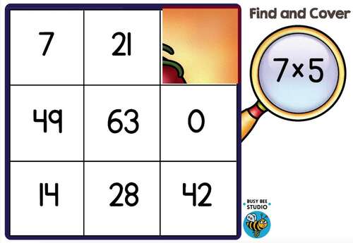 3RD GRADE BEGINNING MULTIPLICATION FACTS BOOM CARDS HIDDEN PICTURE ...