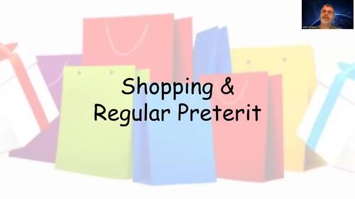 Spanish II: Shopping & Regular Preterit Note Sheet Bundle | TPT
