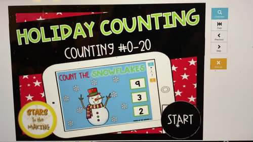 Count the Snowflakes 1 to 20 by Stars in the Making | TpT