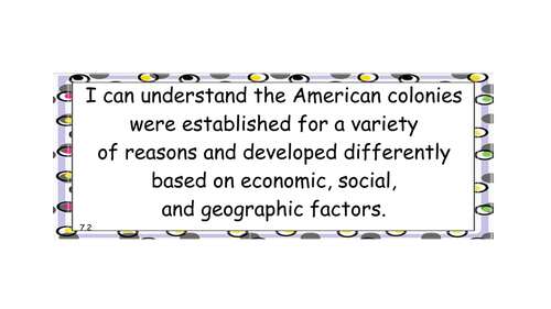 I Can Statements - New York Common Core Social Studies Grade 7 | TPT