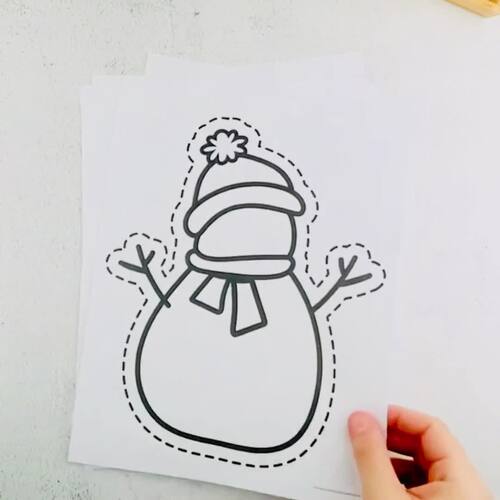 Blank Snowman Cut Out Templates | 6 Designs & Sizes | Winter Classroom ...