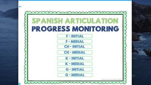 Spanish Articulation Progress Monitoring Boom Card Bundle Edition by ...