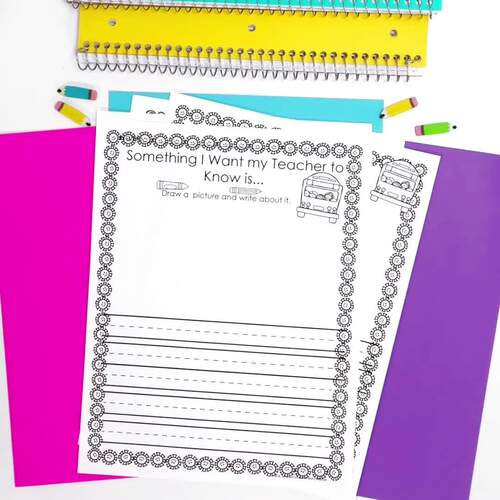 End of Year June Daily Journal Writing Prompts Frames | First & Second ...