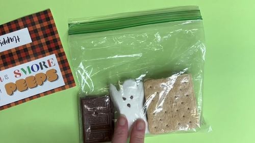 Halloween Is S'more Fun With My Peeps Ziploc Bag Topper by My Art Teacher