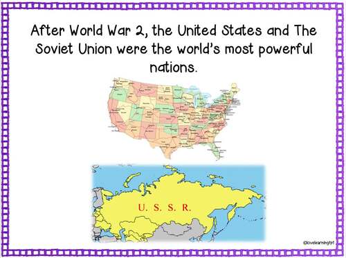 Cold War Lesson and Notes - Berlin Wall, Korean War, Vietnam War