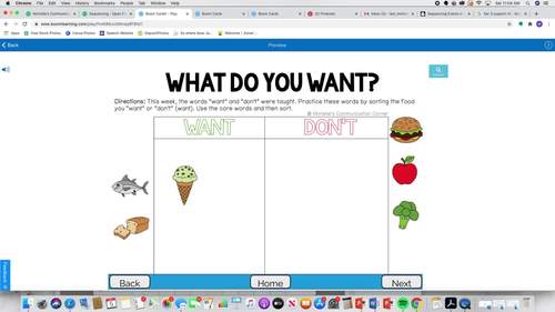 AAC Core Words of the Week: 2 Words/Week - 10 Month Bundle - Boom Cards™