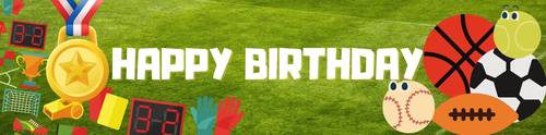 SPORTS THEME Birthday ANIMATED BANNER | VIRTUAL HEADER | GOOGLE CLASSROOM