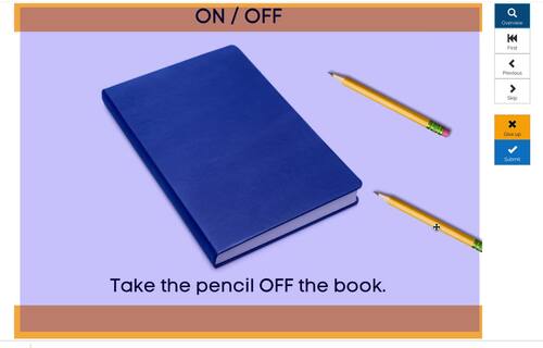 ON and OFF Spatial Concepts Boom™ Cards | Drag and Drop Activity with ...