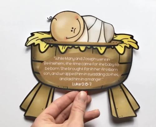 New Testament Bible Story Crafts Set 1-Nativity Edition | TpT