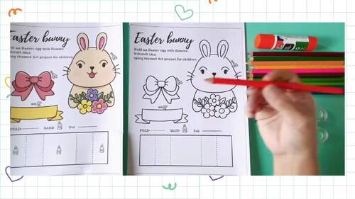 Build an Easter egg craft and hanging decorations,Easter craft activites