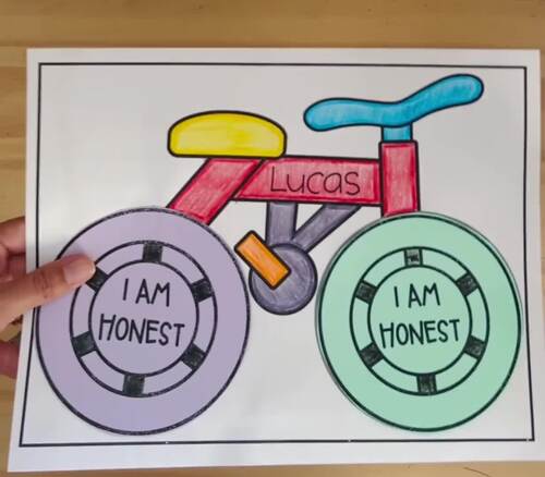 A Bike Like Sergio's Craft Lesson- Poverty and Empathy Read Aloud Activity