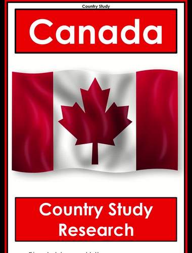 NO PREP - CANADA Country Study by Mr Smith's Stuff | TpT