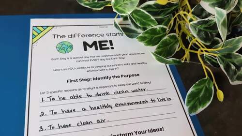 I Can Help The Earth By | Earth Day Booklet | Earth Day Project Grade 3 ...