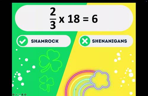 St Patricks Day Multiplying Fractions Multiplication Worksheets Game ...