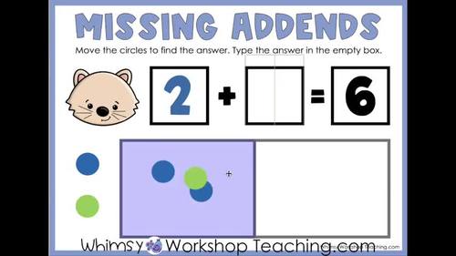 Boom Cards Math Add to 10 Missing Addends Digital Task Cards Distance ...