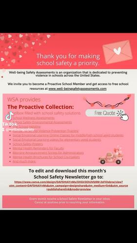 February 2024 Editable School Newsletter-Valentine Edition | TPT