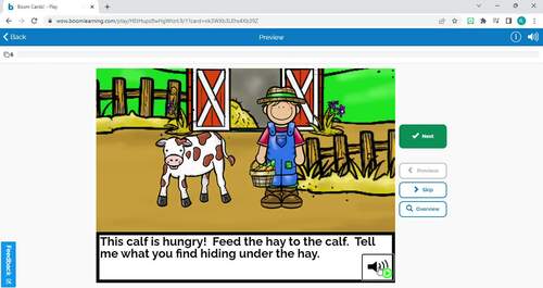 Final /f,v/: Feed the Calf the Hay. by Creative Speech Language Resources