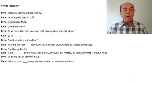 Lesson I. Video 01: Dialogue : Comment ça va? | TPT