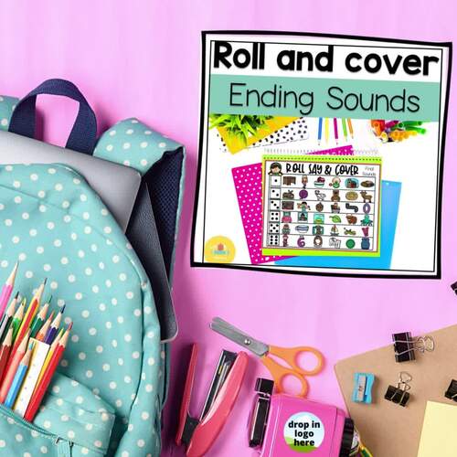 Ending Sounds Phonics Game | Roll & Cover Activity for Early Readers