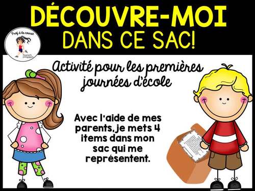 French All About Me Bag | Jeu de la rentrée - Découvre-moi dans ce sac!