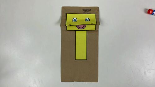 Letter T Alphabet Puppet Craft & Speech Therapy Lesson Plans w/ Visual ...