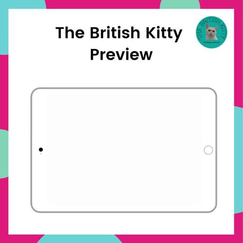 Easter Extreme Adjectives Grammar Boom™ Cards by The British Kitty