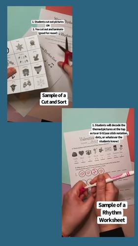 25 Music Worksheets and Activities for Ta and Ti-Ti Rhythm Practice