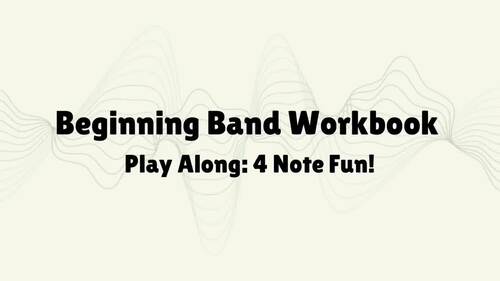 The Beginning Band Interactive Workbook: FRENCH HORN by Music with Mrs ...
