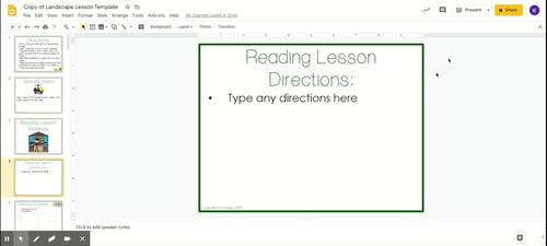 Online Learning Lesson Plan Templates with Google Slides™ | TpT
