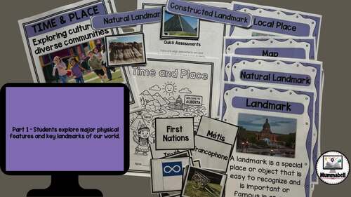 Grade 1 Alberta Social Studies: Time & Place by Mummabell | TPT
