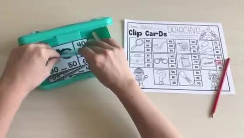Skip Counting Detective Clip Cards- Math Centers by LoveMariel | TPT