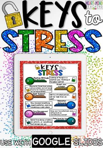 Keys to Stress Management activity by Heart and Mind Teaching | TPT