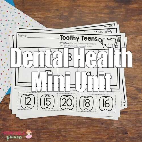Dental Health Month Activities for Kindergarten Mini Unit | TPT