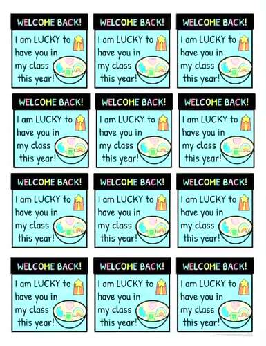 Back to School BUNDLE - Open House Forms & More + Student Gift Treat Tags