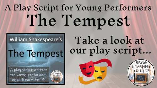 The Tempest | A Play Script for Young Performers by Creative Primary ...
