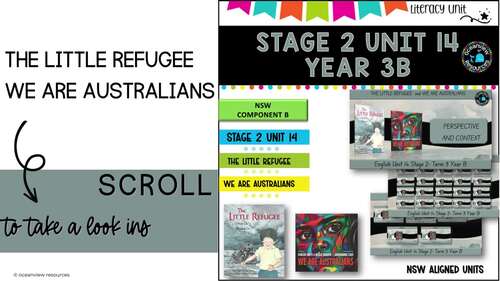 THE LITTLE REFUGEE -NSW DET Stage 2 Unit 14 Term 3 Year B Component B NESA