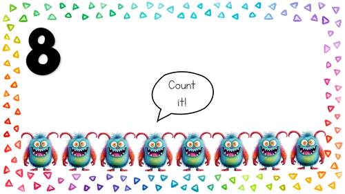 Math Monsters Number Talks Digital Lesson Number 8 | TPT